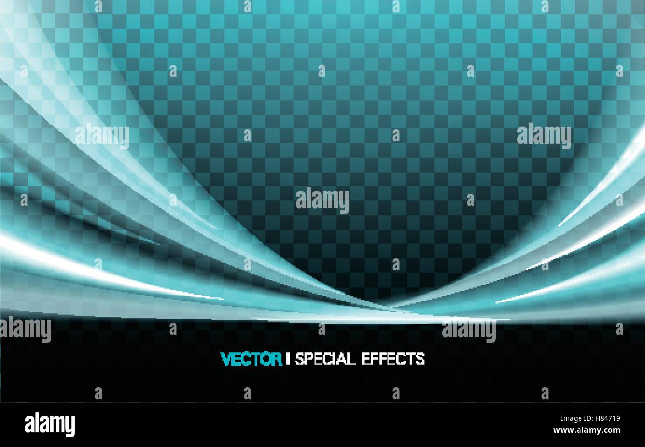 turquoise lustrous wavy effect on two sides, 3d illustration ...