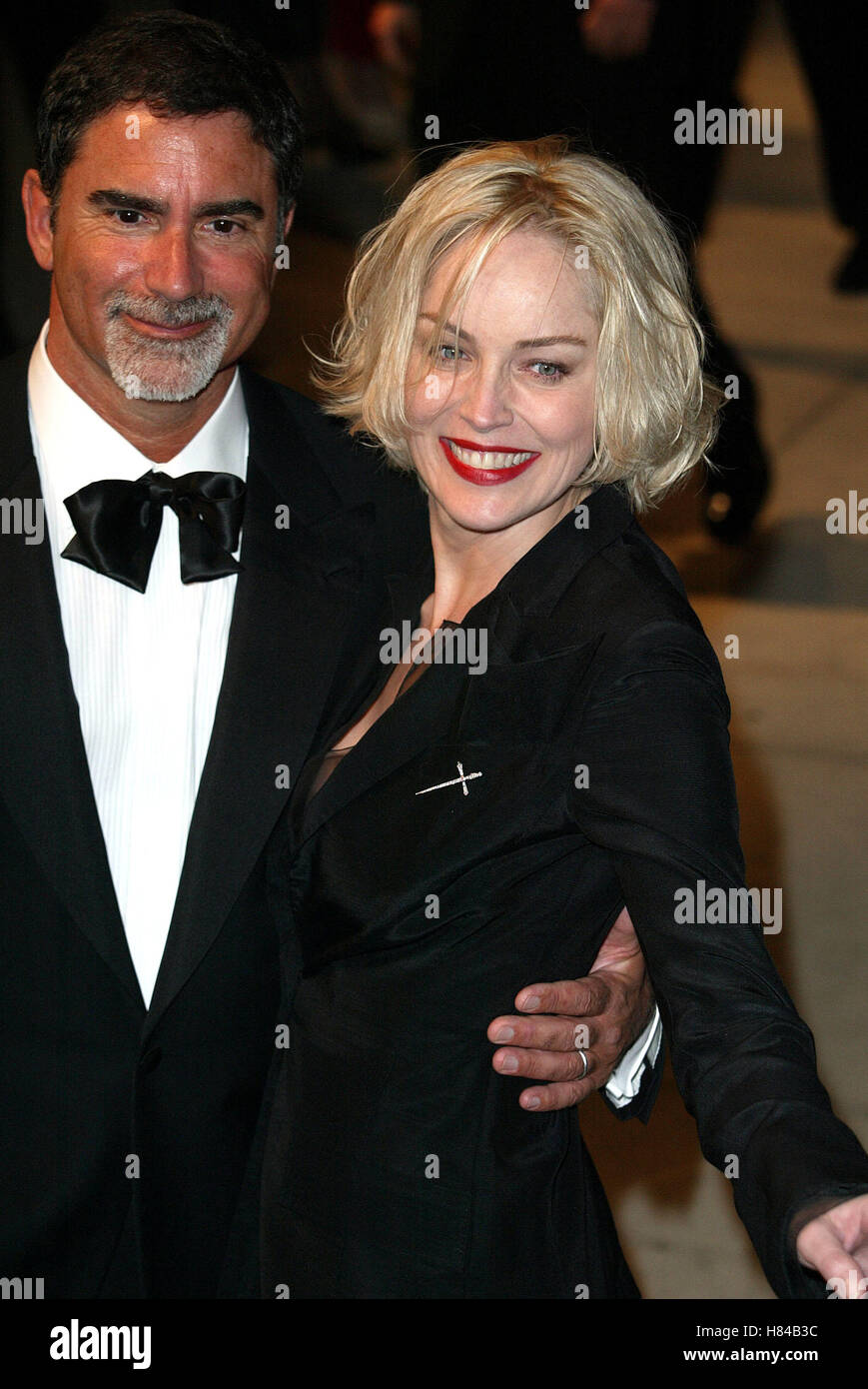 Stone phil bronstein actress husband a beverly hills hi-res stock ...