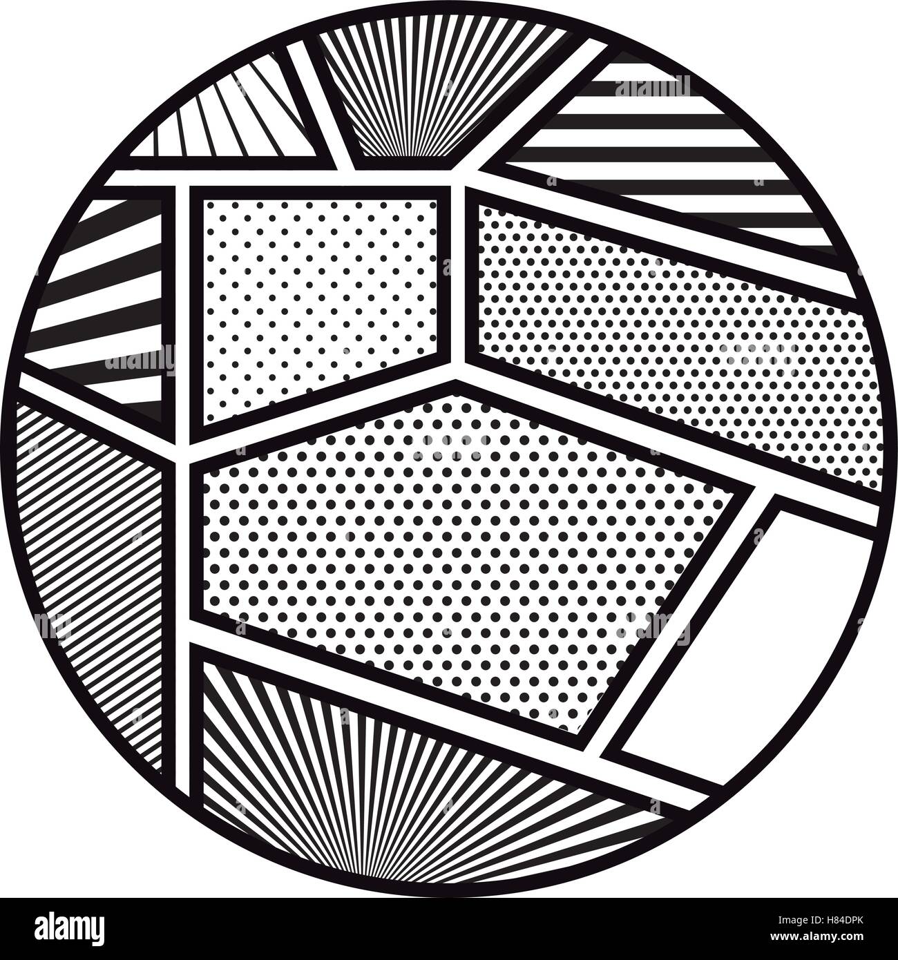 Pop art frames inside circle icon. Comic cartoon communication and ...