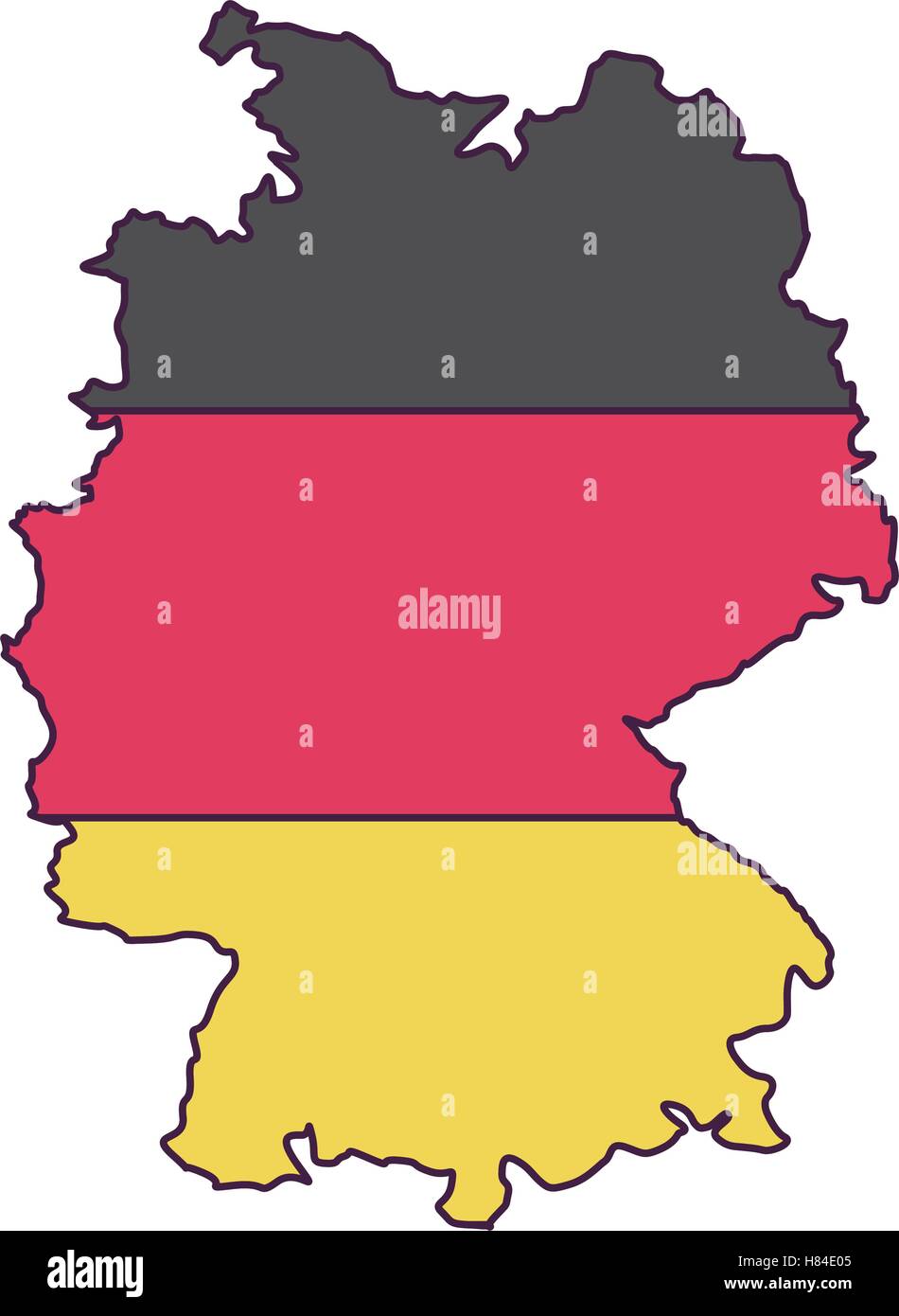 Map and cartography icon. Germany europe and landmark theme. Colorful ...