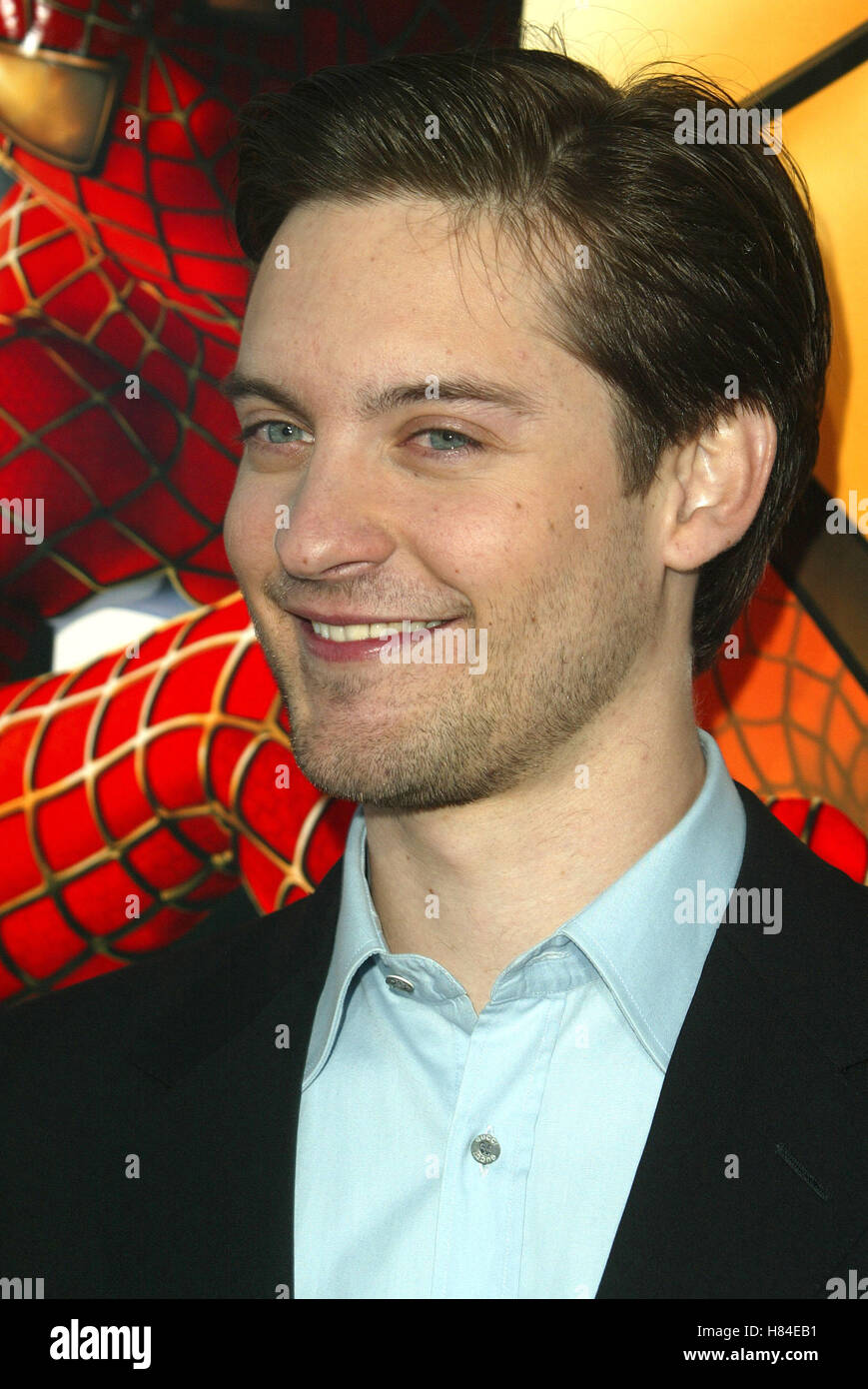 Tobey Maguire Premiere Spider Man Los High Resolution Stock Photography ...