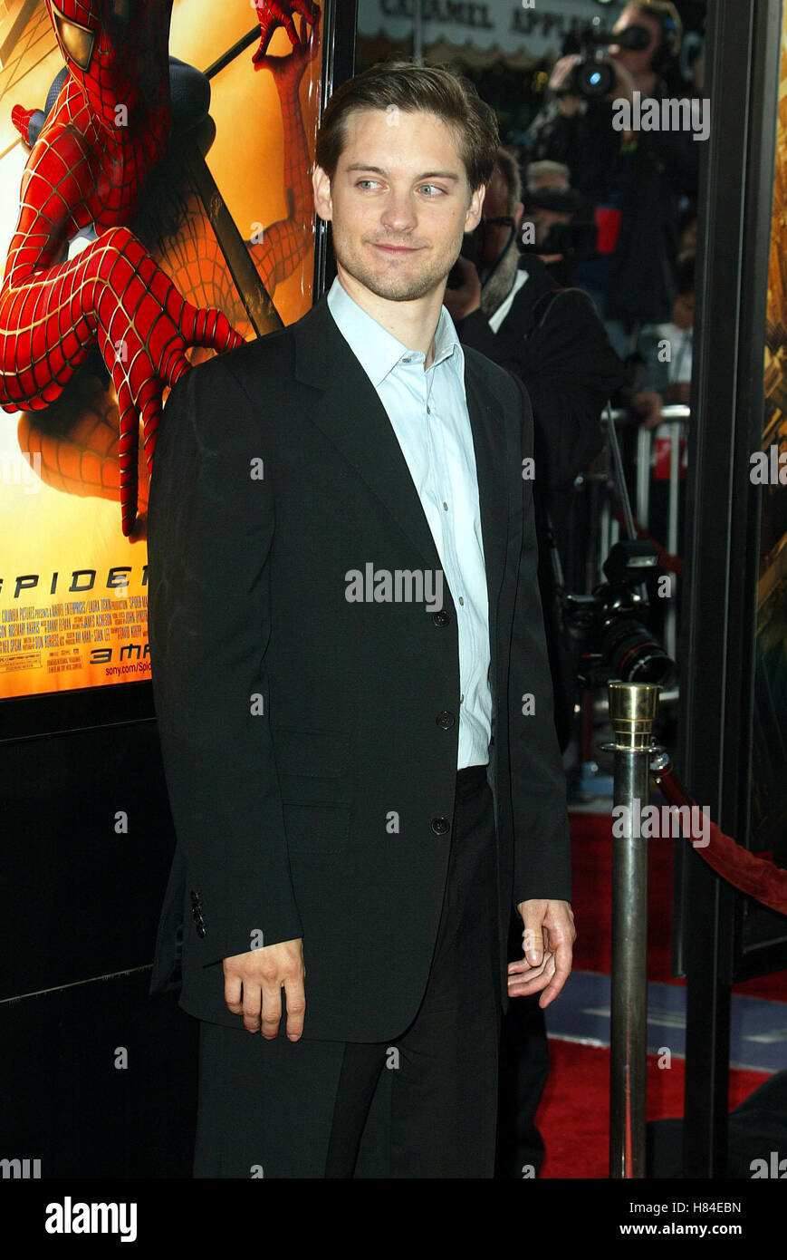 Tobey Maguire Premiere Spider Man High Resolution Stock Photography and ...