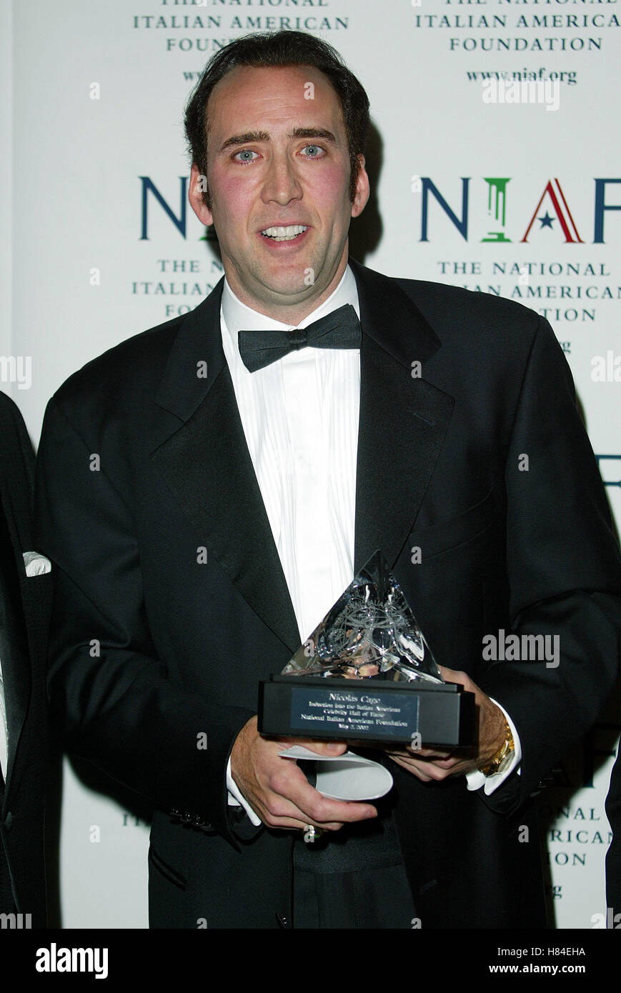 NICOLAS CAGE NATIONAL ITALIAN AMERICAN GALA BEVERLY HILTON HOTEL ...