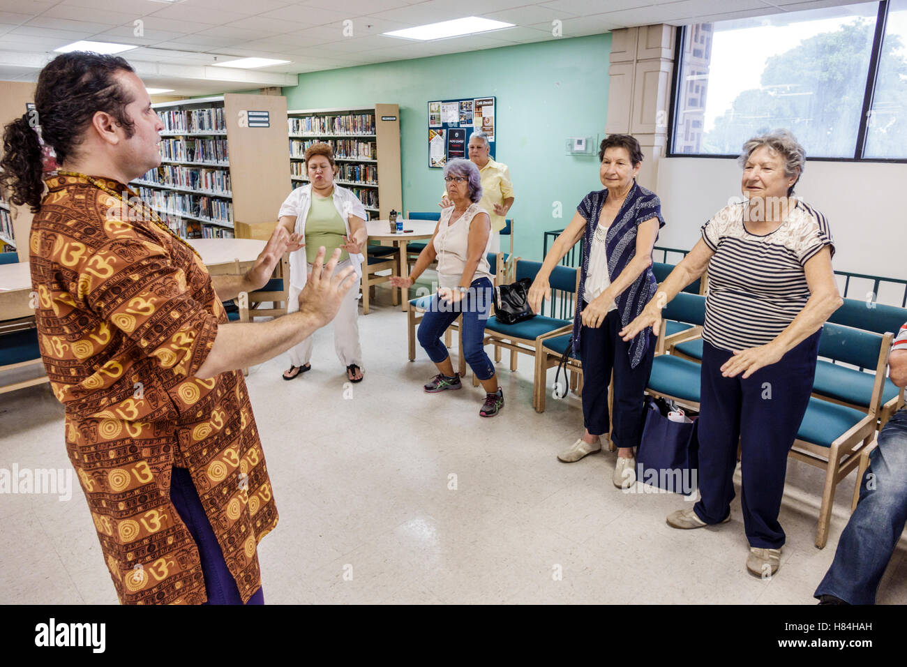 Miami Florida,Hialeah,JFK Library,Health and Literacy Fair,interior ...