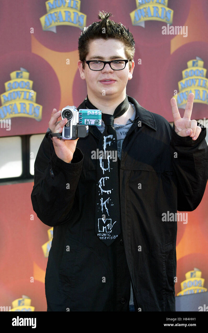 JACK OSBOURNE 2002 MTV MOVIE AWARDS ARRIVALS SHRINE AUDITORIUM DOWNTOWN ...