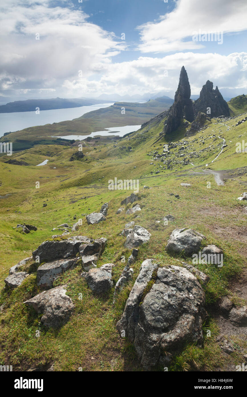 Old Man of Storr rock formation, Trotternish Peninsula, Isle of Skye ...