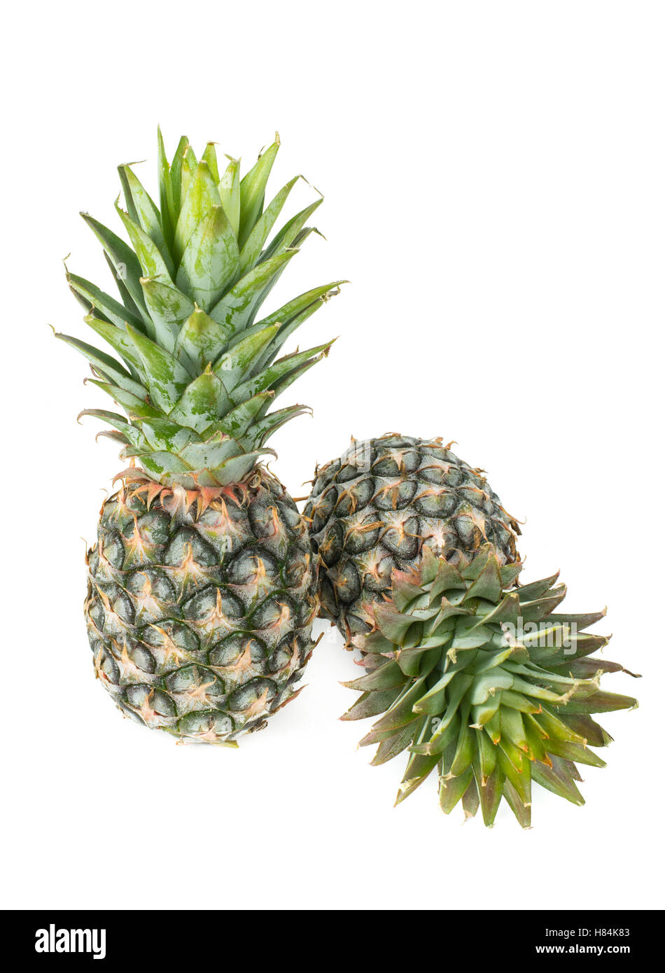 Pineapple isolated on white background, fresh fruit nature Stock Photo ...