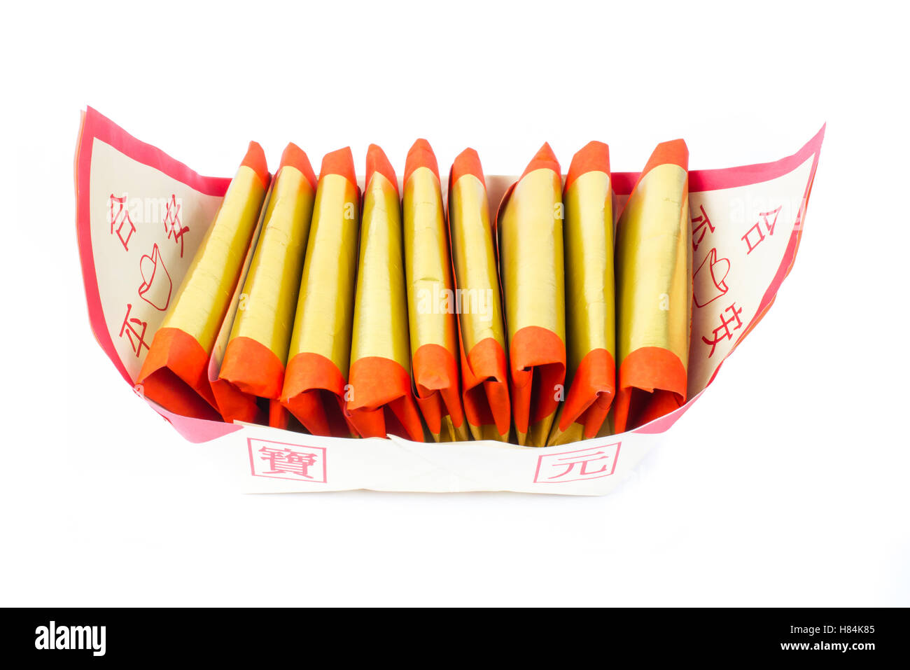 Gold chinese joss paper Cut Out Stock Images & Pictures - Alamy