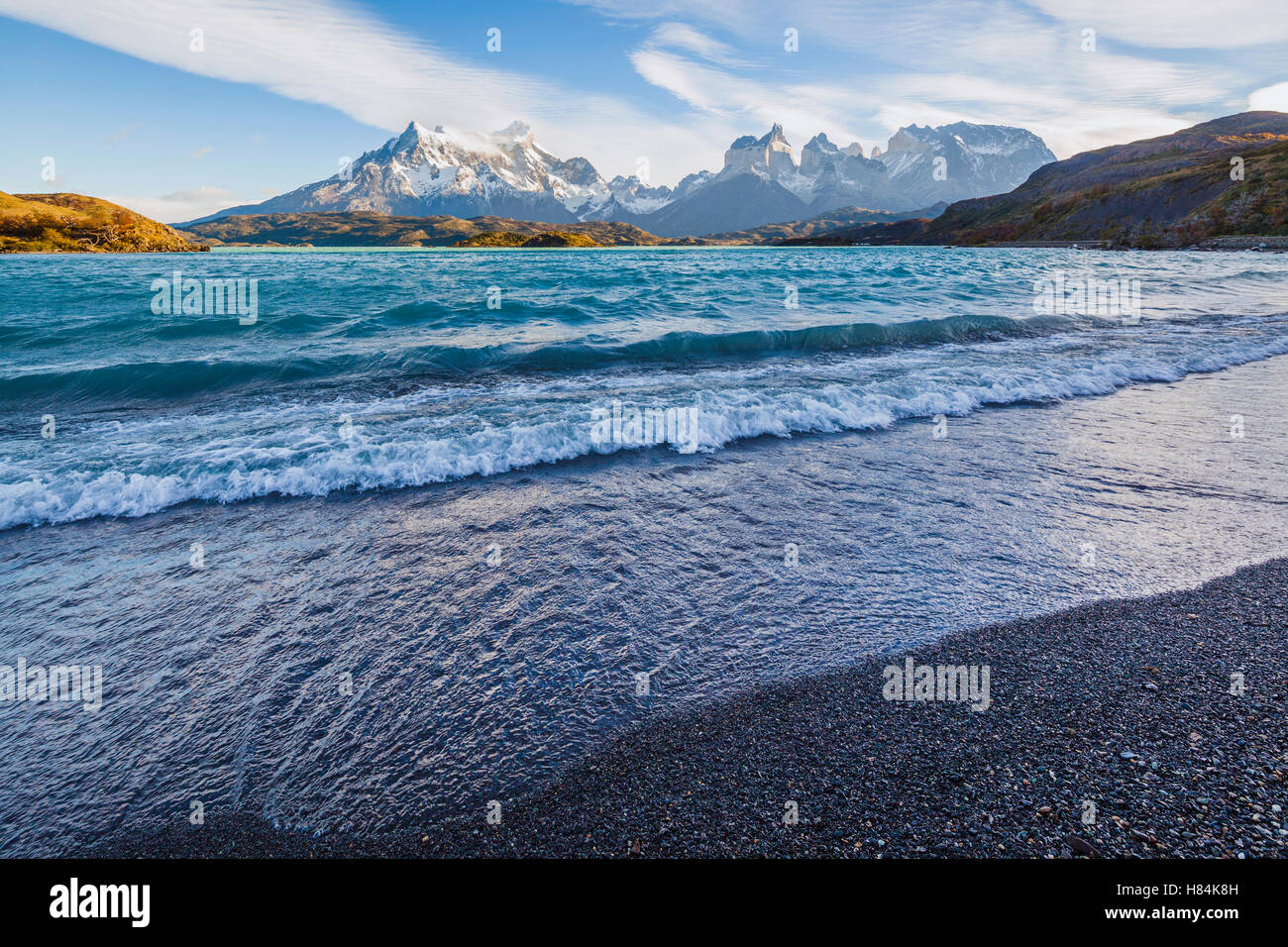 Lago Pehoe and Paine Massif, Torres Del Paine National Park, Chile ...