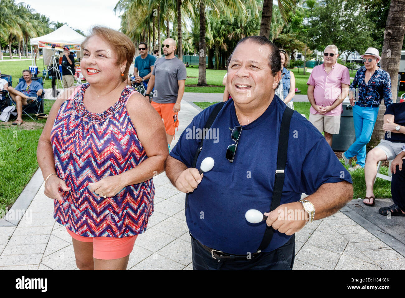 Miami Beach Florida,Collins Park,free music concert,Timbalive,Cuban ...