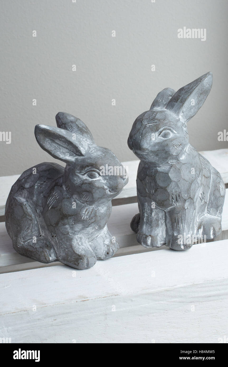 Grey rabbits hi-res stock photography and images - Alamy