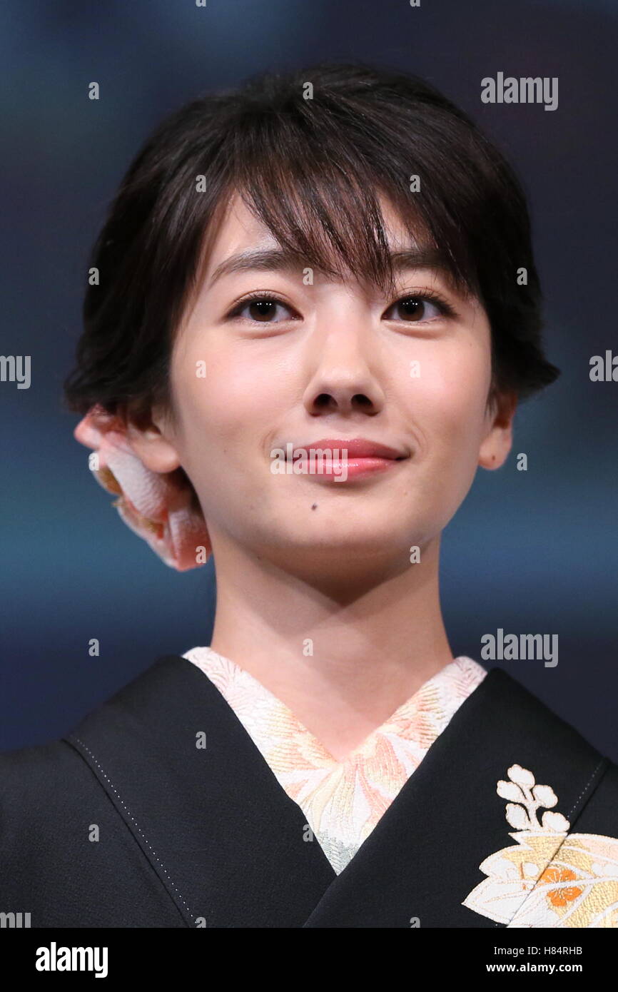 Japanese actress Haru attends the award ceremony of the Tokyo Drama ...