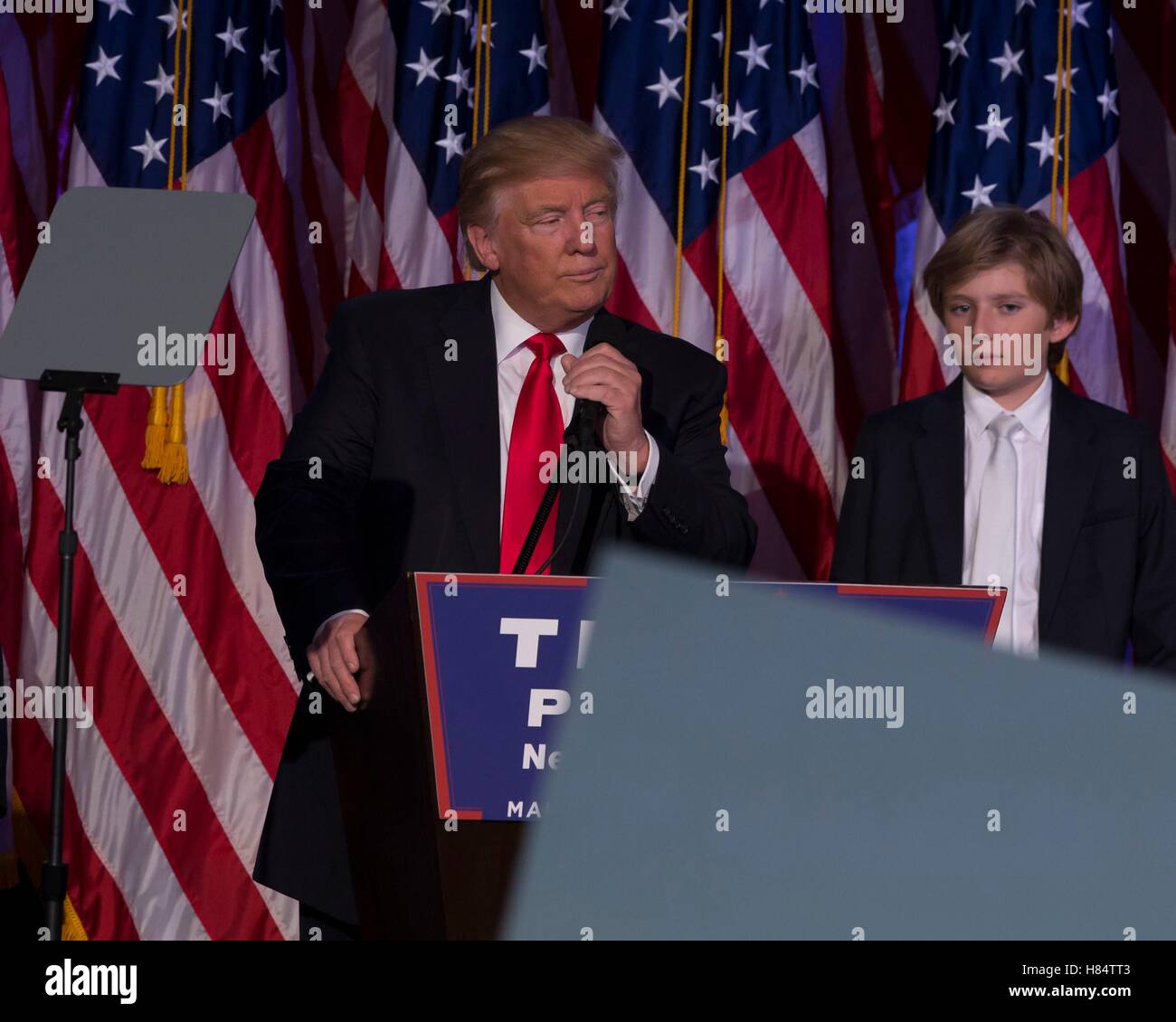 New York, NY, USA. 8th Nov, 2016. Donald Trump in attendance for Donald ...
