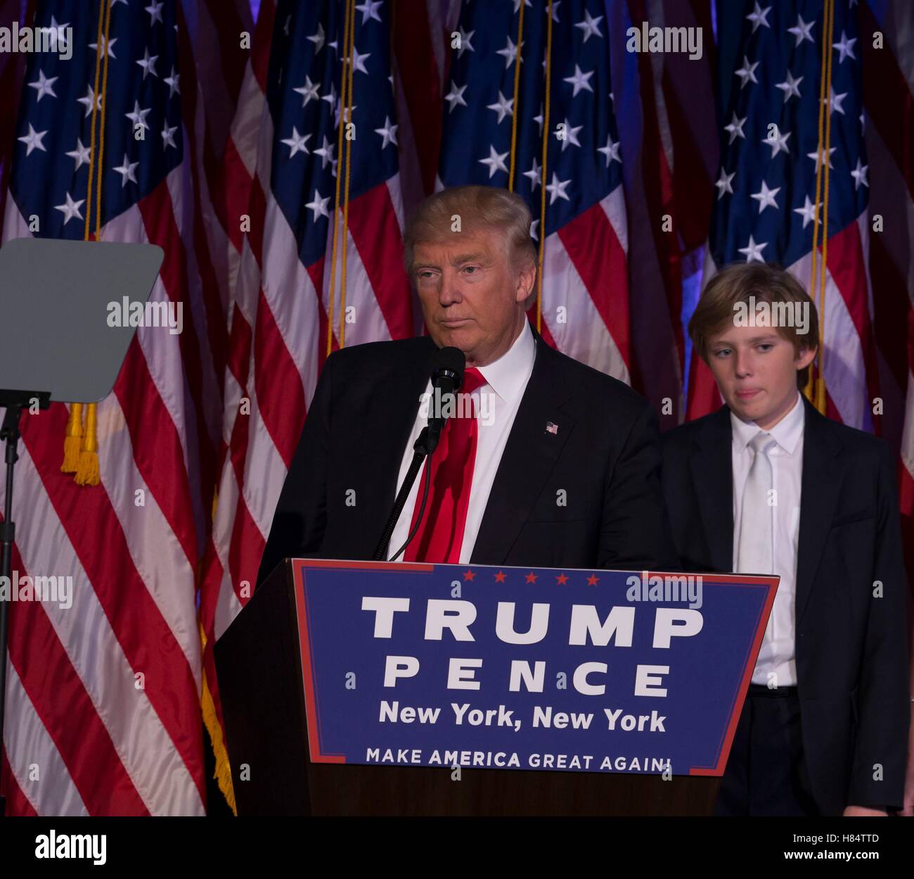 New York, NY, USA. 8th Nov, 2016. Donald Trump in attendance for Donald ...