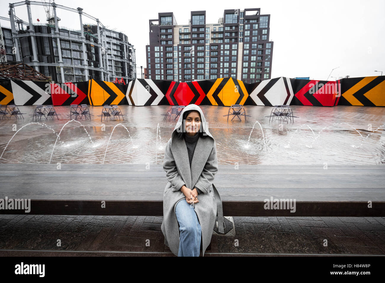 London, UK. 9th November, 2016. Artist Rana Begum(pictured) unveils her ...