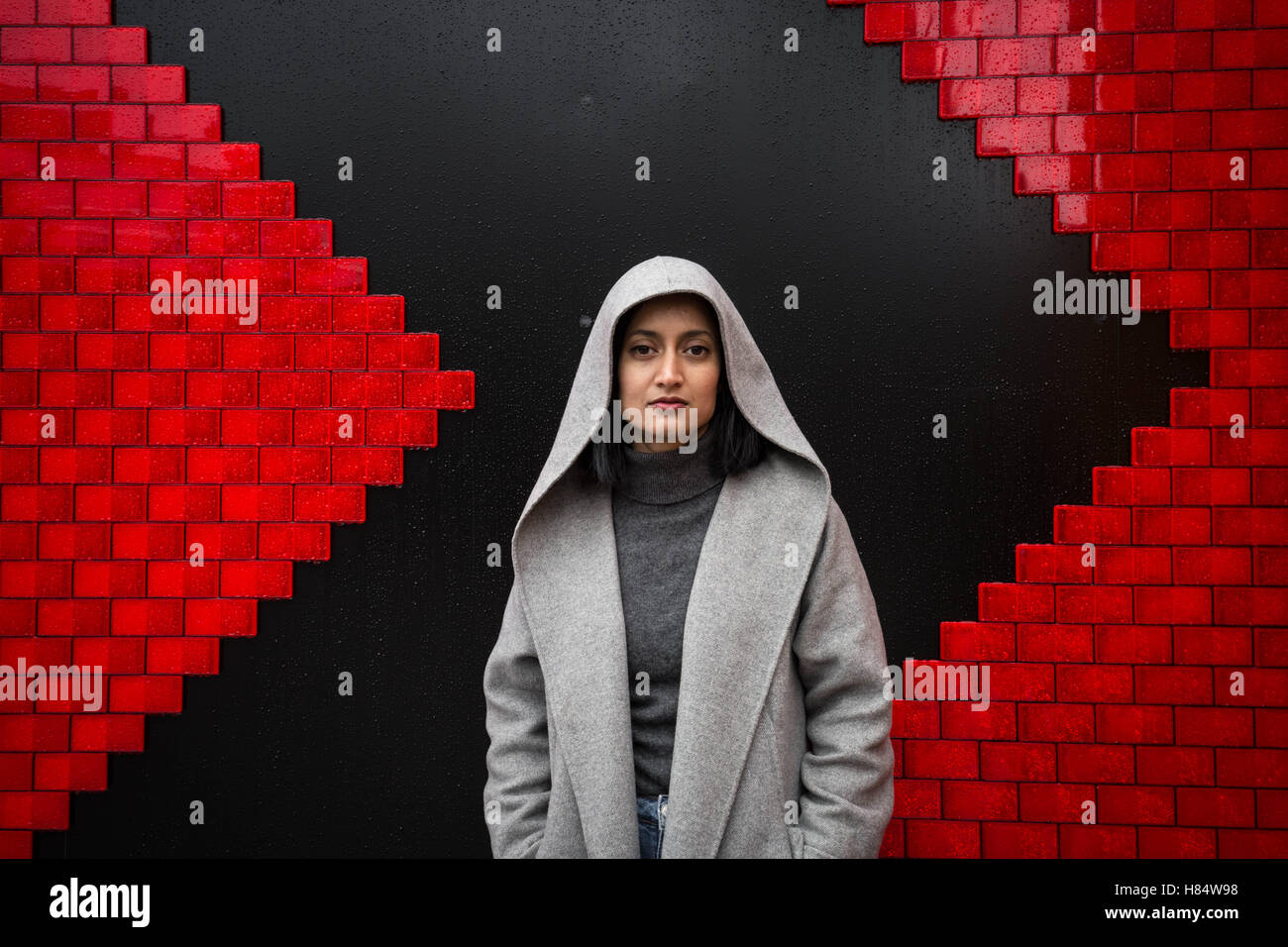 London, UK. 9th November, 2016. Artist Rana Begum(pictured) unveils her ...