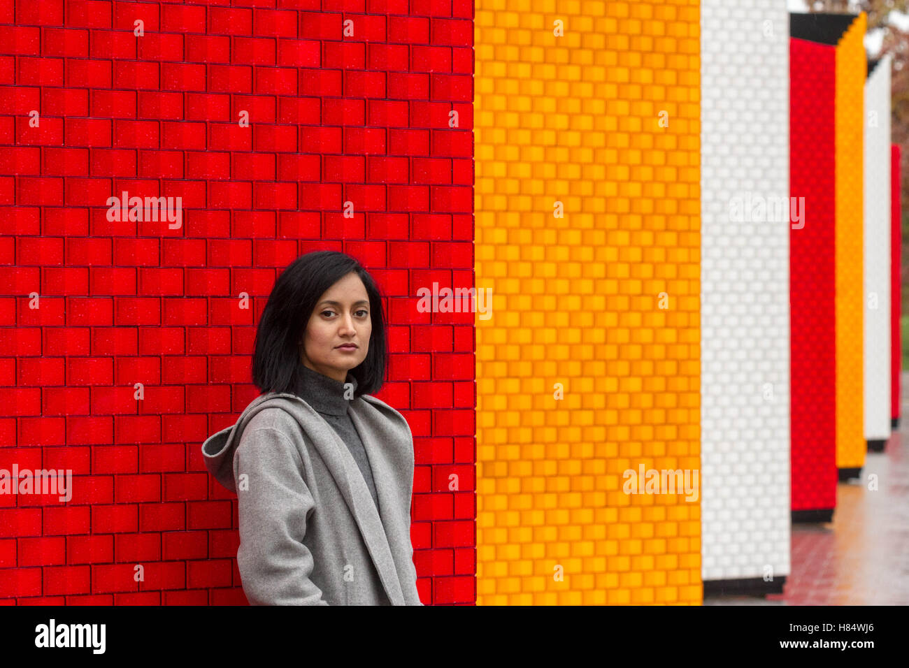 London, UK. 9th November, 2016. Artist Rana Begum(pictured) unveils her ...