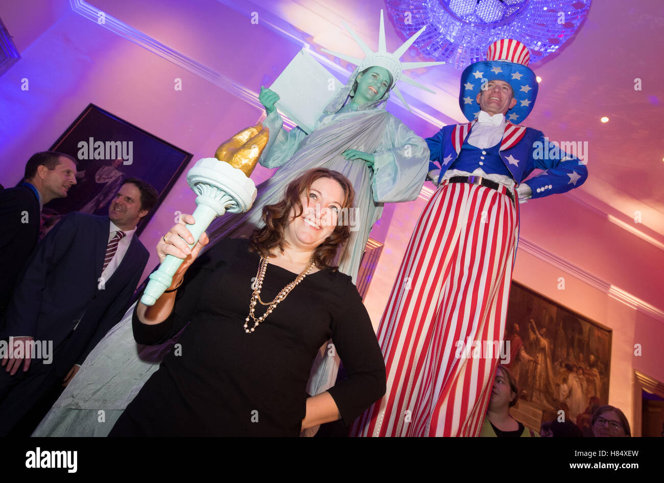 Munich, Germany. 8th Nov, 2016. US general consul Jennifer Gavito poses ...