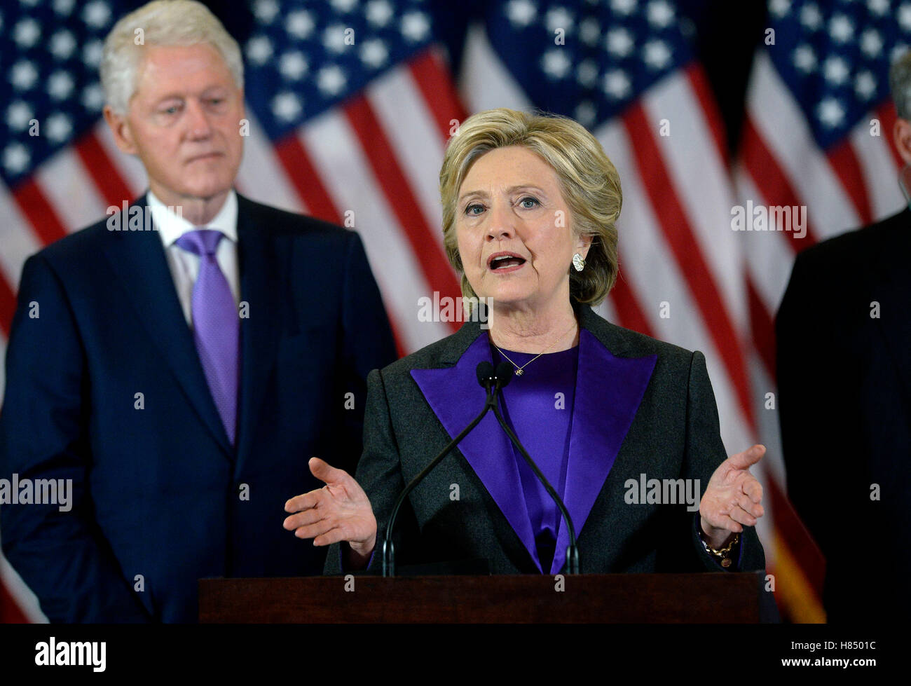 Hillary clinton concession speech 2016 hi-res stock photography and ...