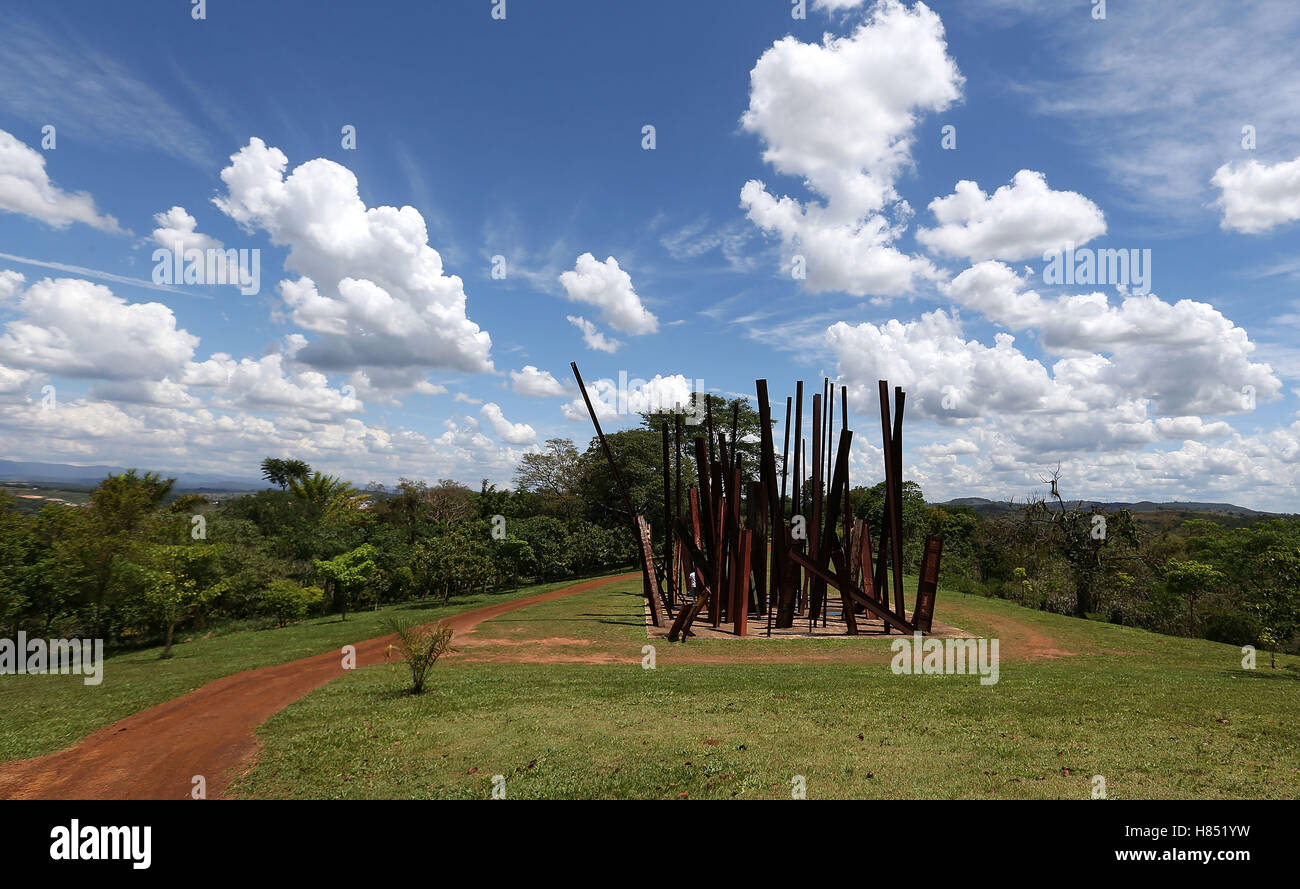 Brumadinho. 9th Nov, 2016. Photo taken on Nov. 9, 2016 shows the ...