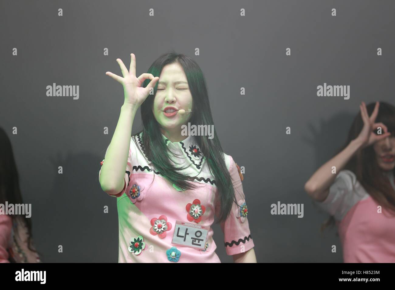 Seoul, Korea. 09th Nov, 2016. MOMOLAND hold showcase for their first ...