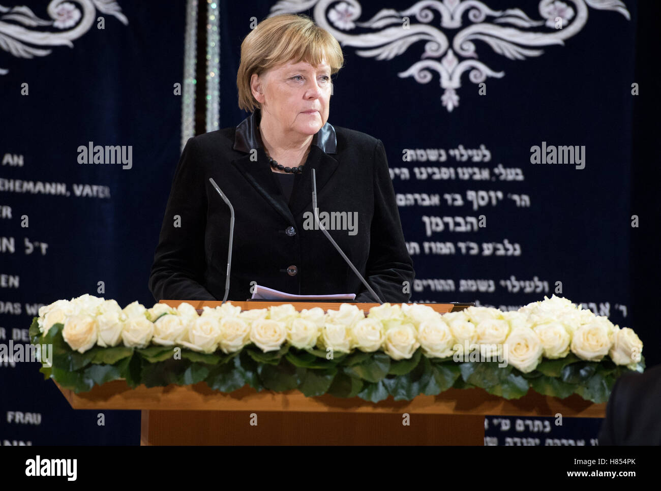 German Chancellor Angela Merkel (CDU) speaking during the award ...