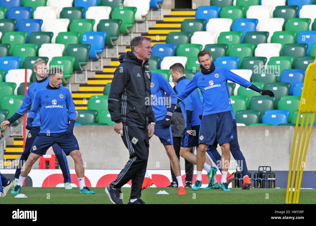 National Football Stadium, Belfast, Northern Ireland. 10th November ...