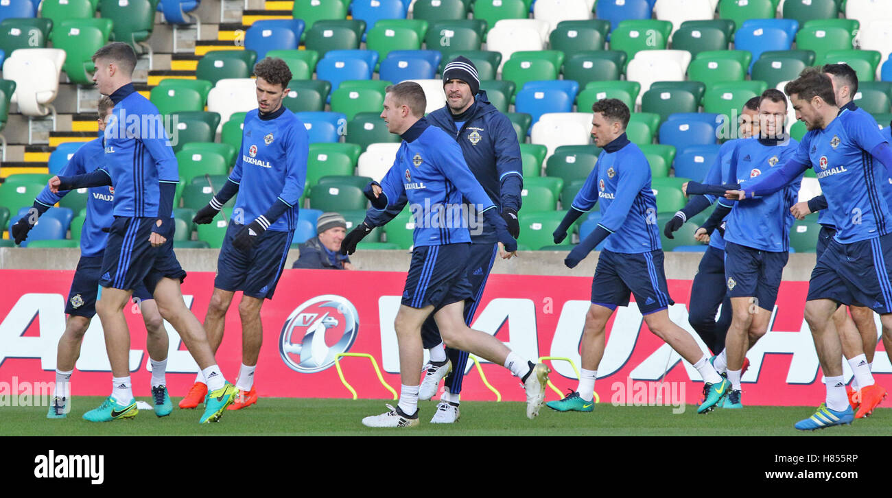 National Football Stadium, Belfast, Northern Ireland. 10th November ...