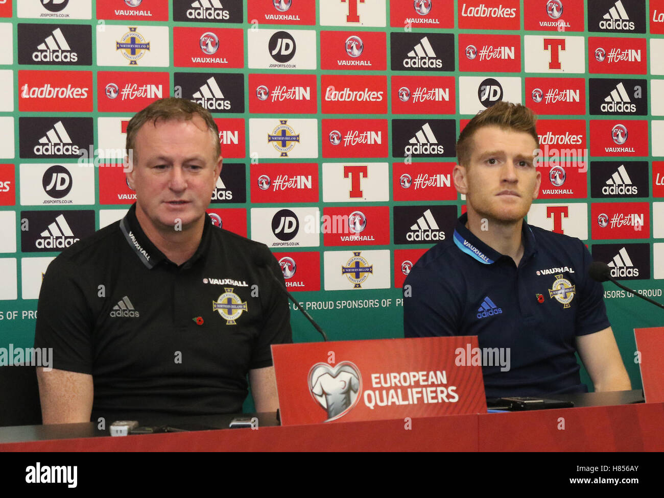 National Football Stadium, Belfast, Northern Ireland. 10th November ...