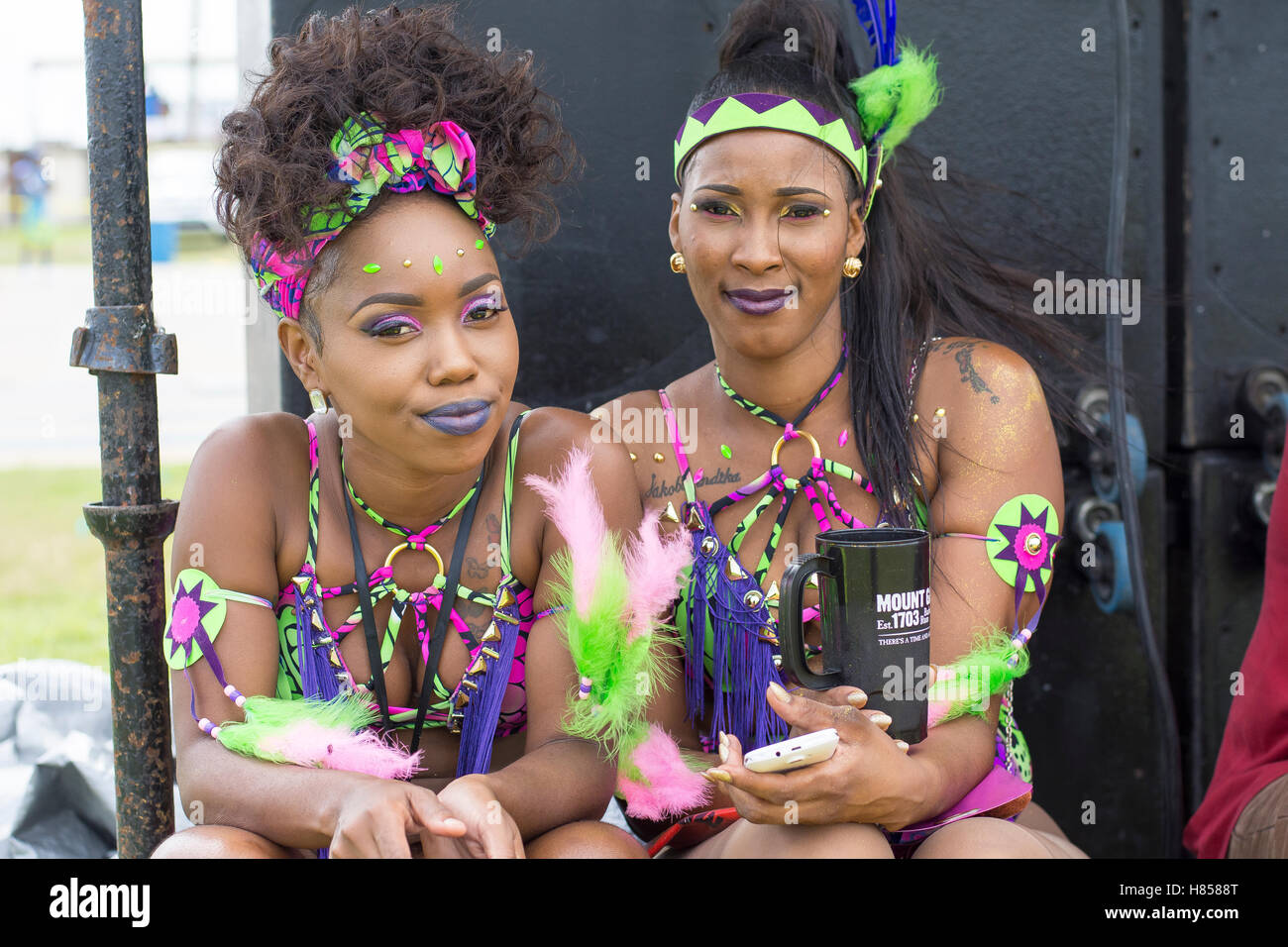 Barbados Crop Over Festival (Grand Kadooment 2016 in Barbados Stock ...