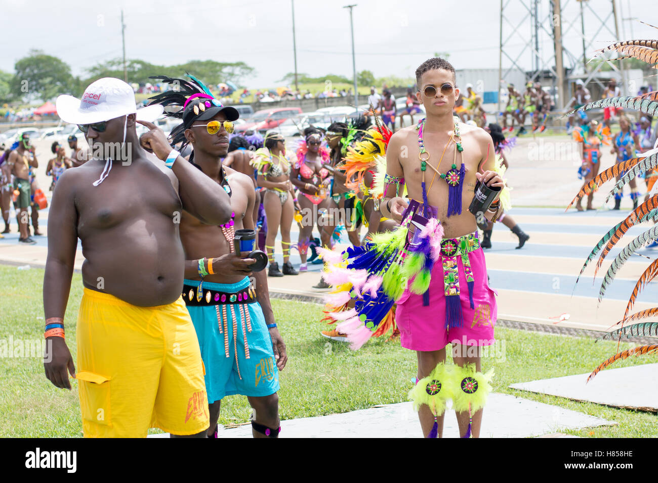 Barbados Crop Over Festival (Grand Kadooment 2016 in Barbados Stock ...