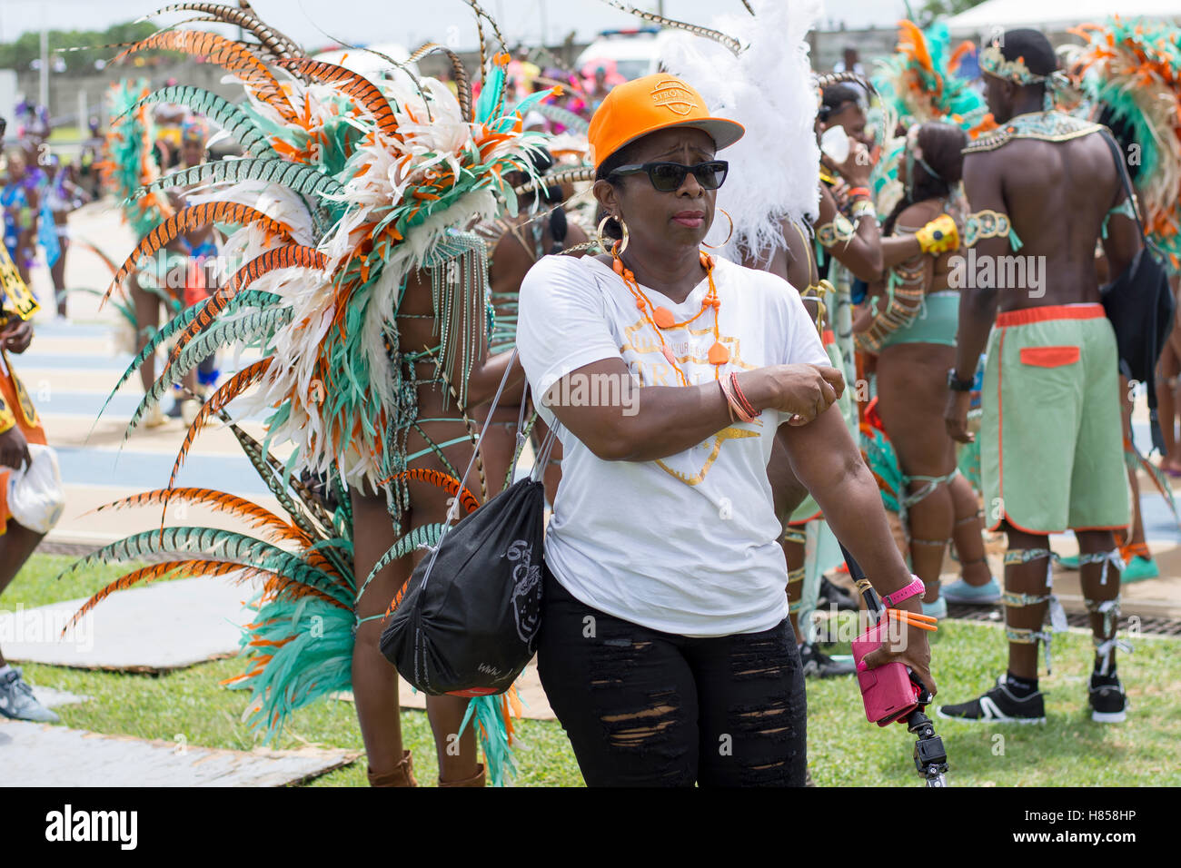 Barbados Crop Over Festival (Grand Kadooment 2016 in Barbados Stock ...