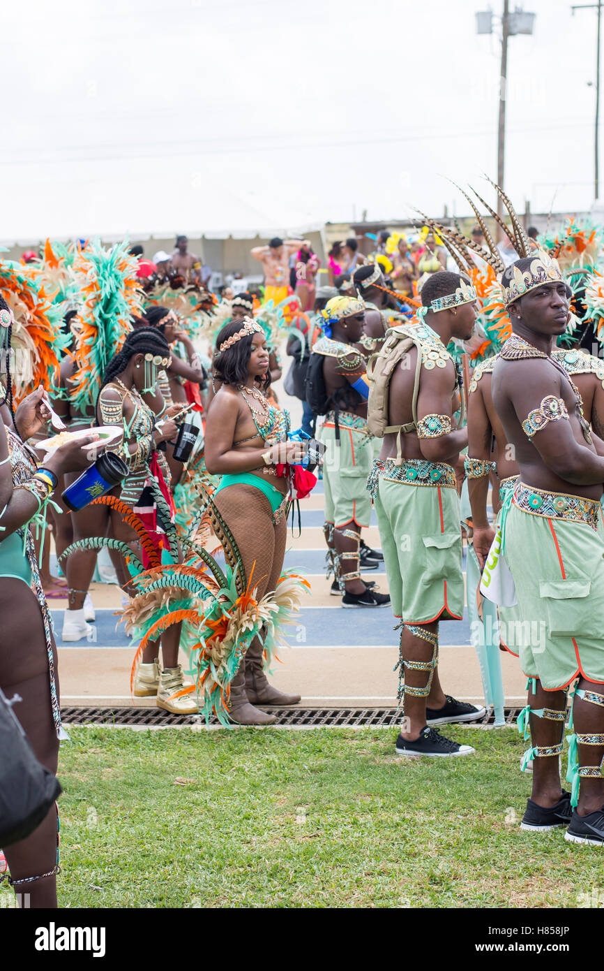 Barbados Crop Over Festival (Grand Kadooment 2016 in Barbados Stock ...