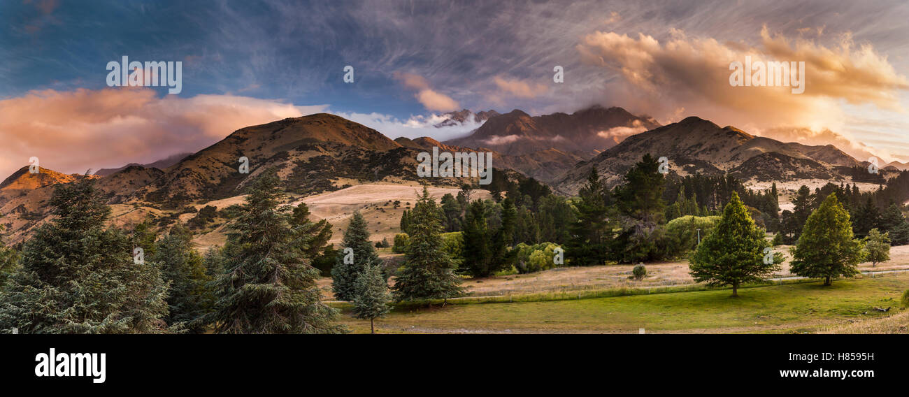 Upcot Station, Awatere Valley, Marlborough, New Zealand Stock Photo - Alamy