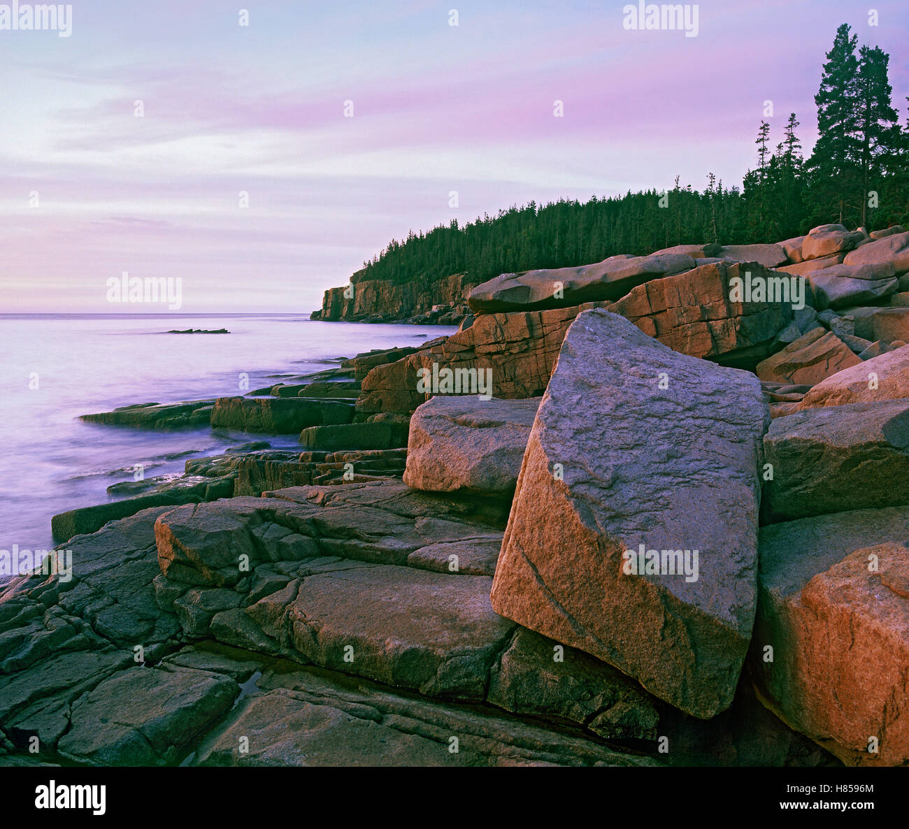 Otter Cliff, Acadia National Park, Maine Stock Photo - Alamy