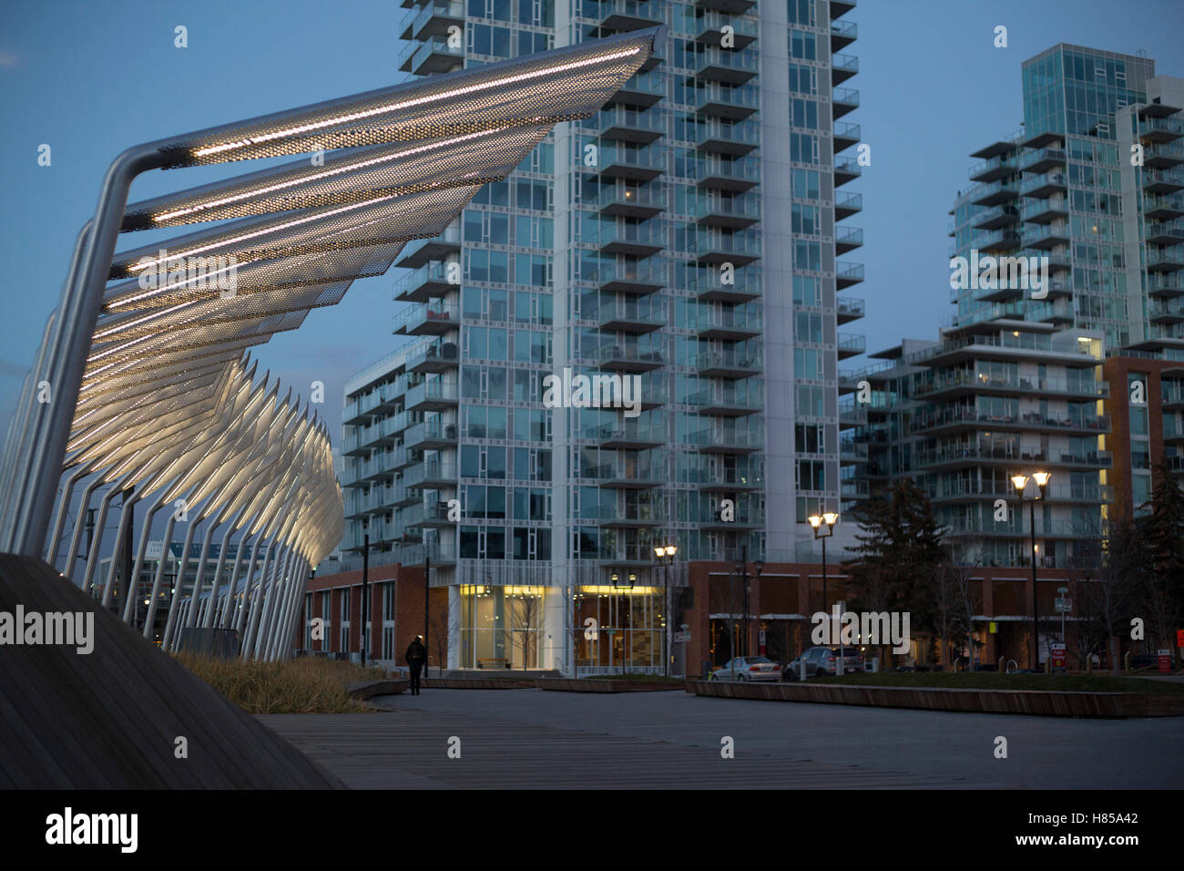 Village square calgary hi-res stock photography and images - Alamy