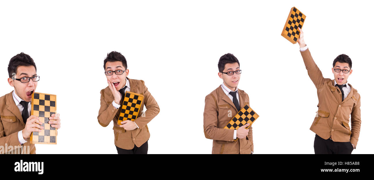 Chess player posing hi-res stock photography and images - Alamy