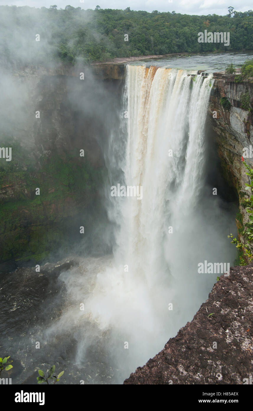 Kaieteur Falls, Potaro River, Kaieteur National Park, Guyana Stock ...