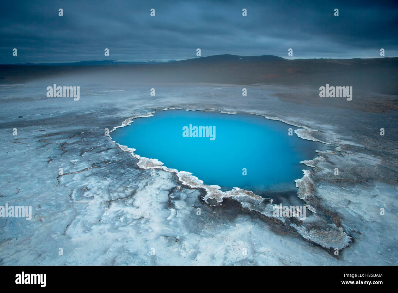 Geothermal pool, Iceland Stock Photo - Alamy