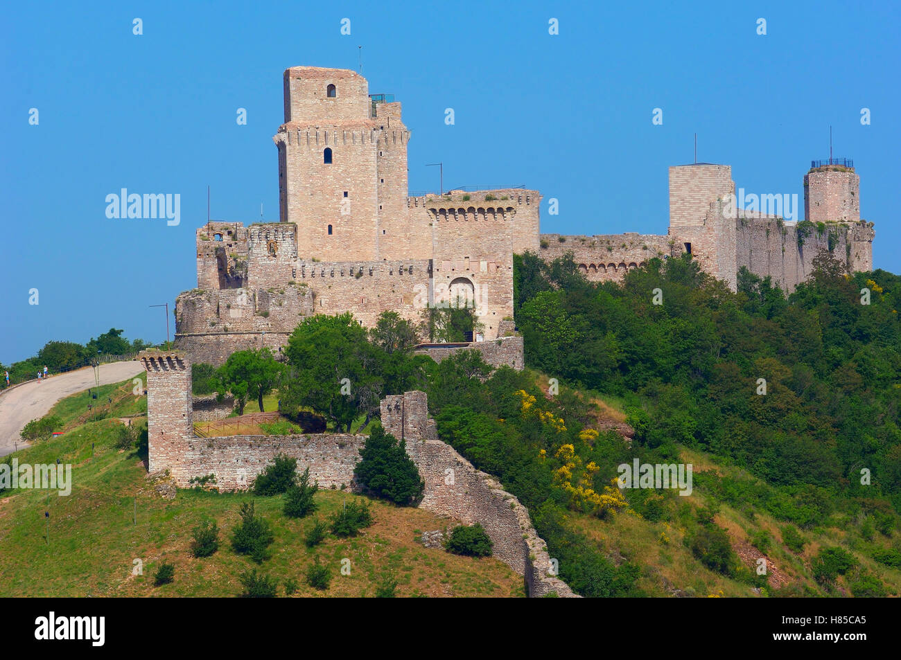 Assisi, Rocca maggiore , Assisi Castle, UNESCO World Heritage site ...