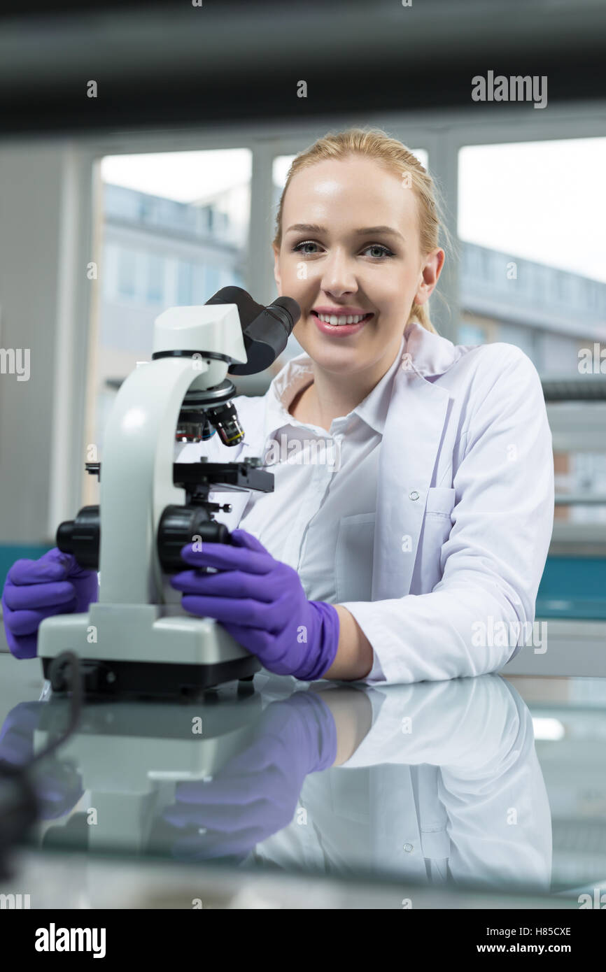 science, chemistry, technology, biology and people concept - close up ...