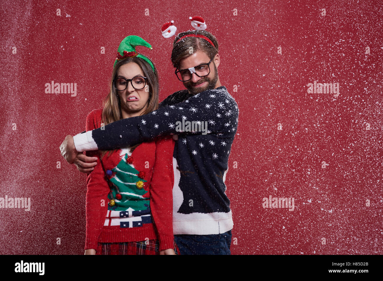 Couple not in love mutually Stock Photo - Alamy