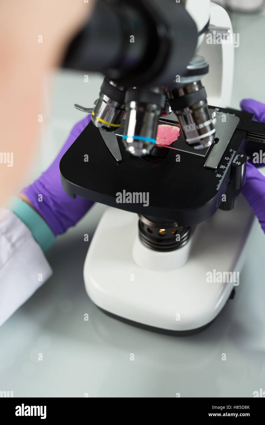Close up shot microscope hi-res stock photography and images - Alamy