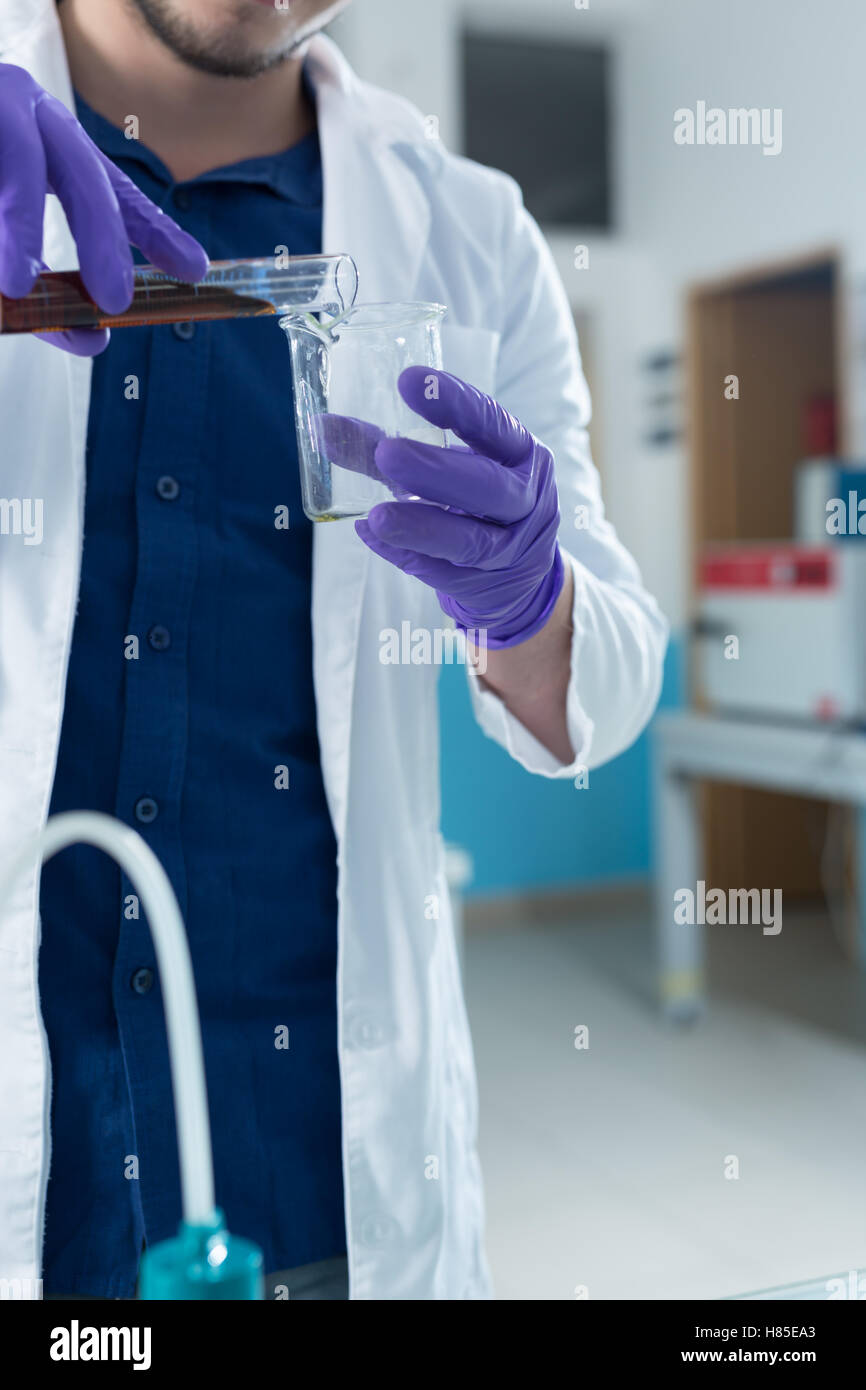 Experiments in the laboratory Stock Photo - Alamy