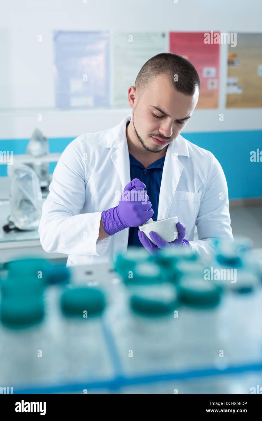 Chemist at work Stock Photo - Alamy