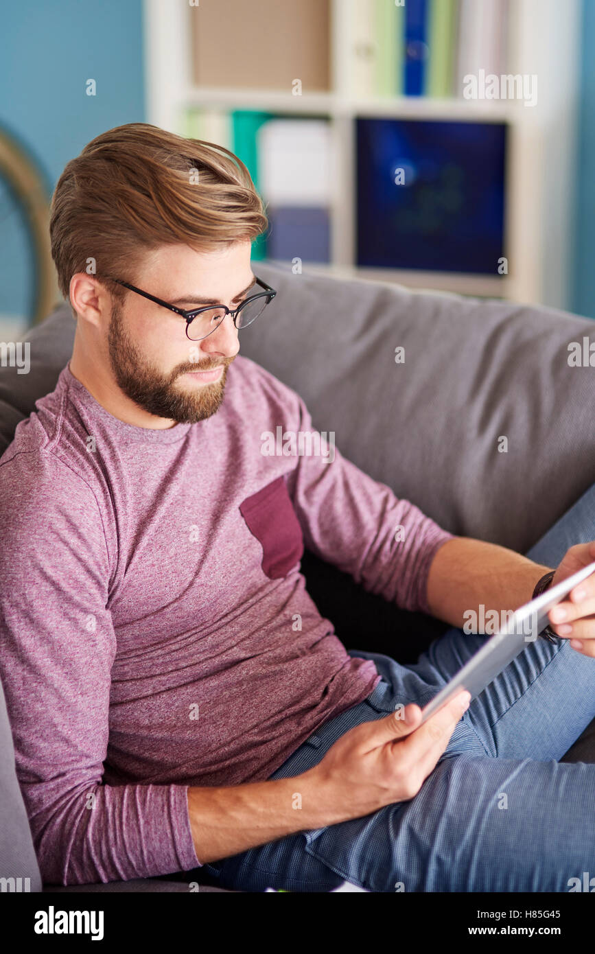 Intelligent man hi-res stock photography and images - Alamy