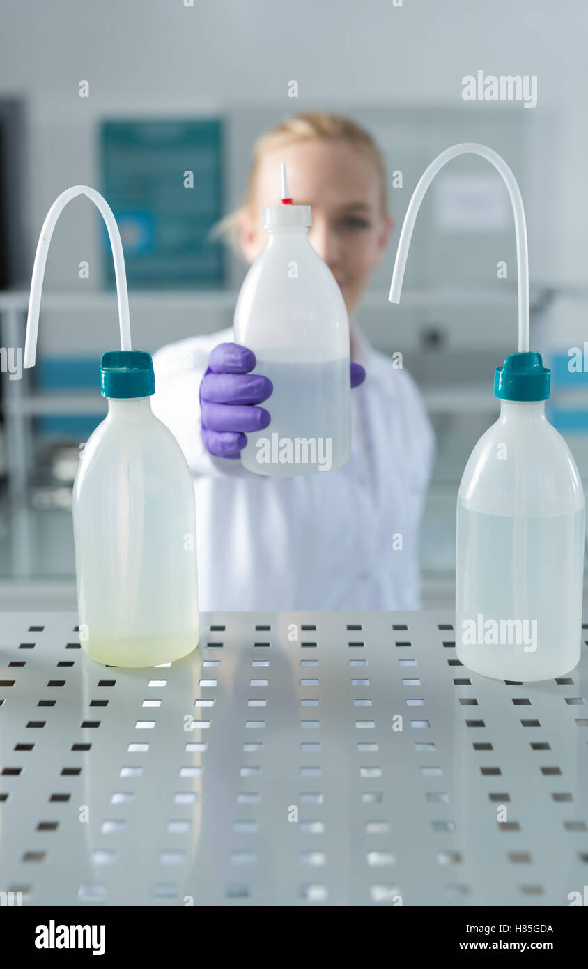 Experiments in the laboratory Stock Photo - Alamy