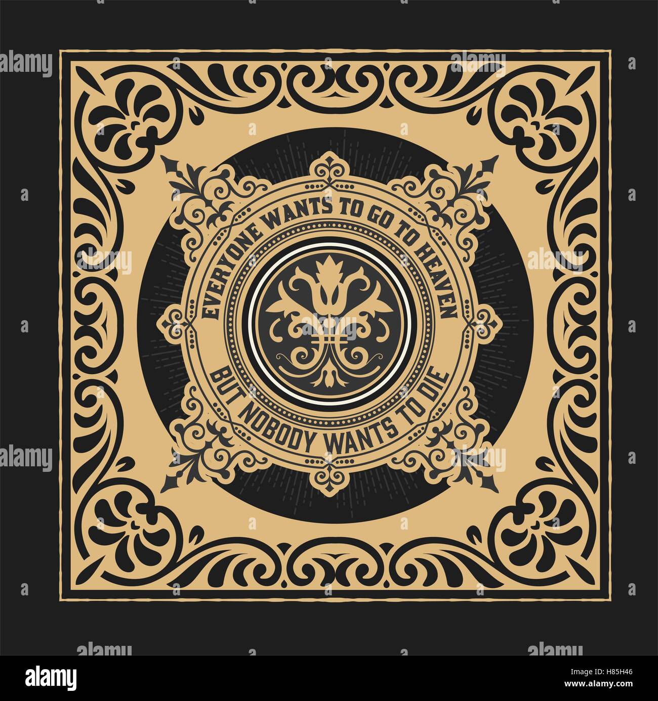 baroque design template Stock Vector Image & Art - Alamy