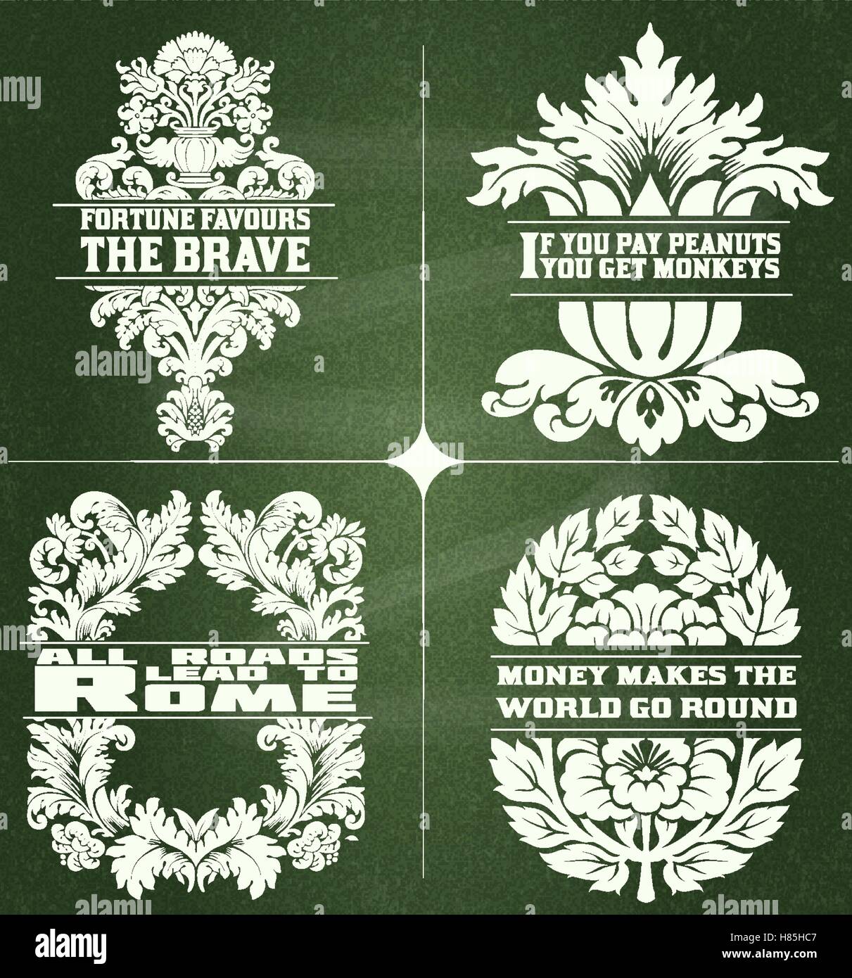 old labels set Stock Vector Image & Art - Alamy