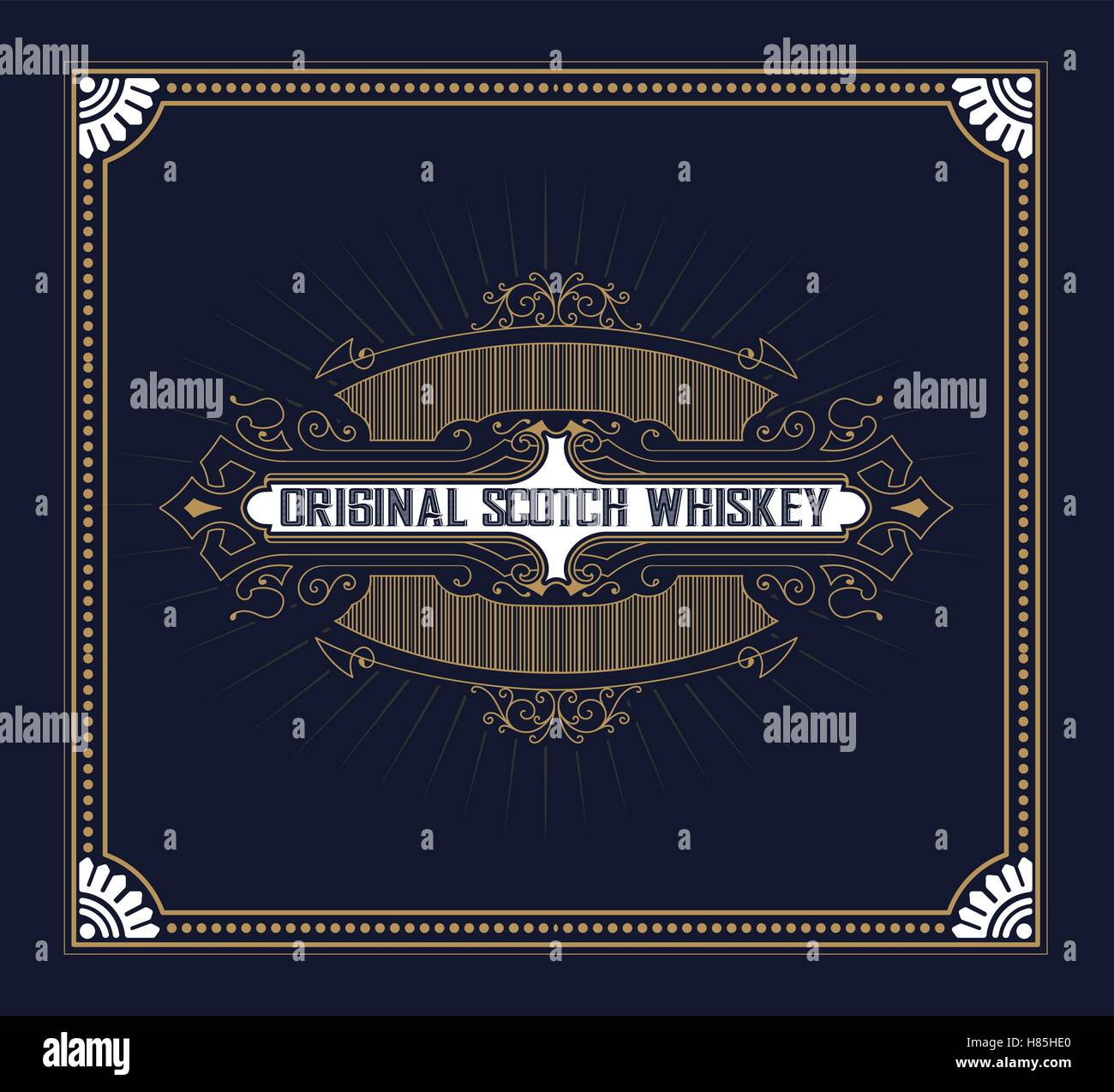 Vintage label design for Whiskey and Wine label, Restaurant banner ...